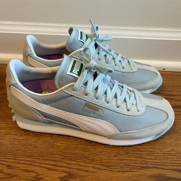 Puma | Shoes | Puma Easy Rider Light Blue Sneakers New | Poshmark